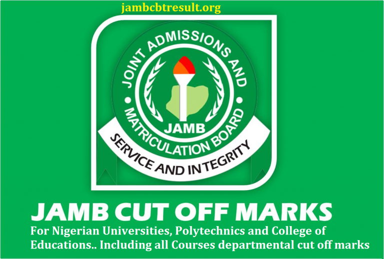 JAMB Cutoff Mark For Nigerian Polytechnics, Universities 2025/2026